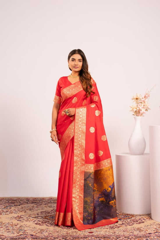 BANARASI PORTRAIT SAREE – Yosha Trendz